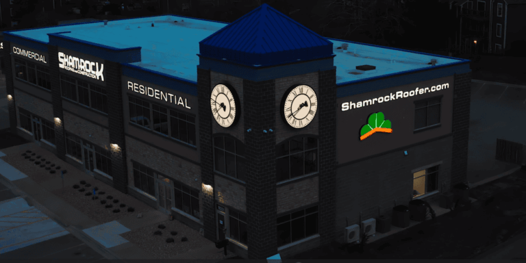 Shamrock Building Shows Off New Signage